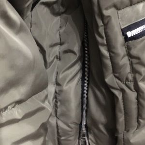 Jing | Jackets & Coats | Hip Down Puffer Jacket W Zippers And Snaps ...
